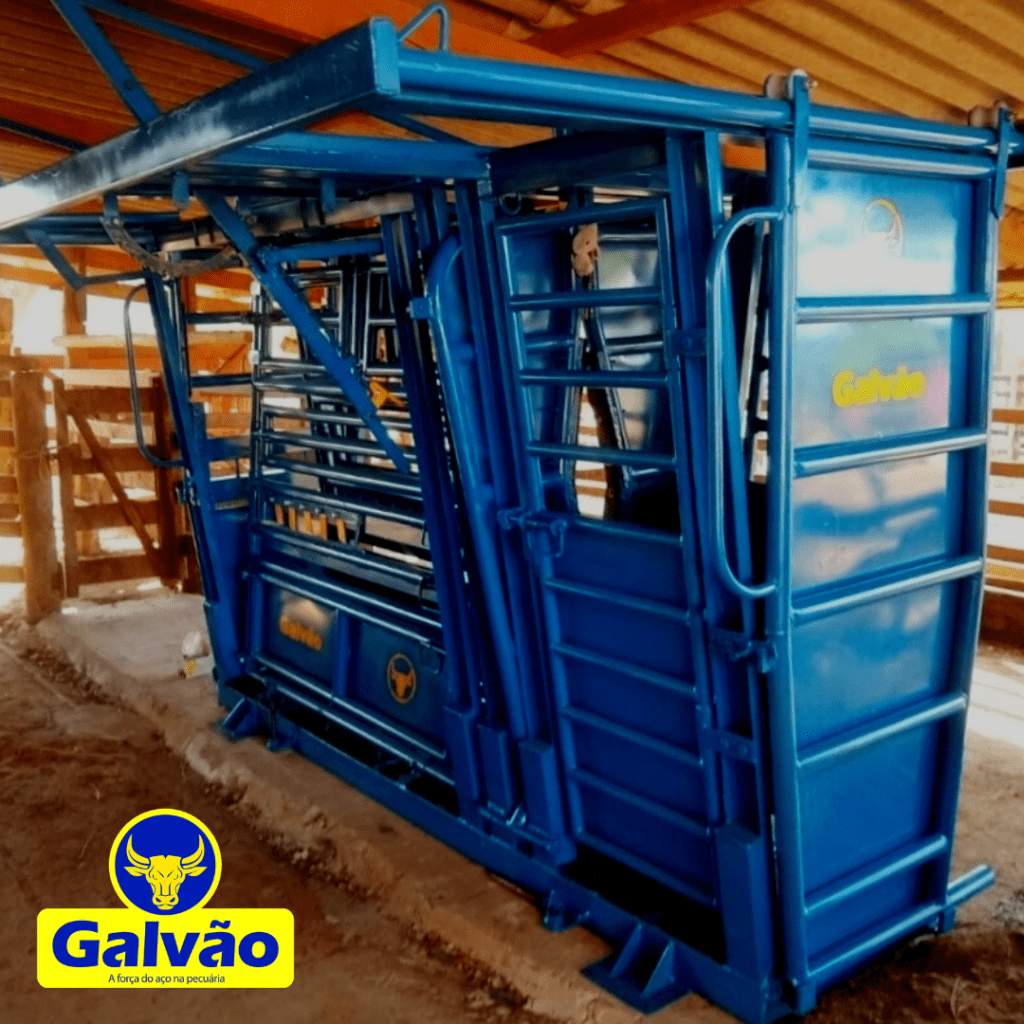 Brete | Tronco Metálico Para Contenção de Bovinos (Sem Veterinário ...