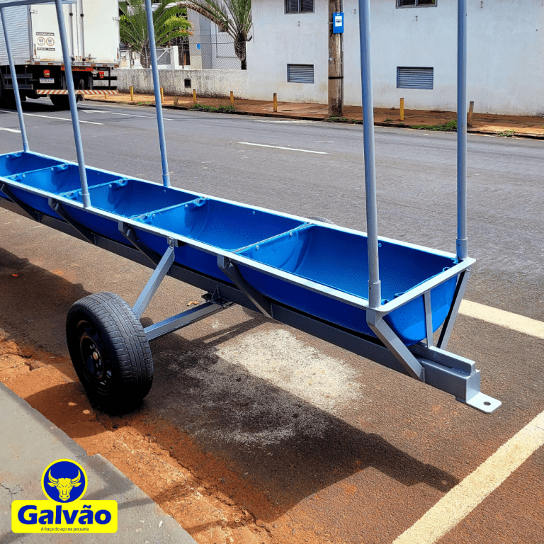 Cocho Móvel Linear Com Telhado de 5 e 10M | GALVÃO – Torneadora Galvão ...